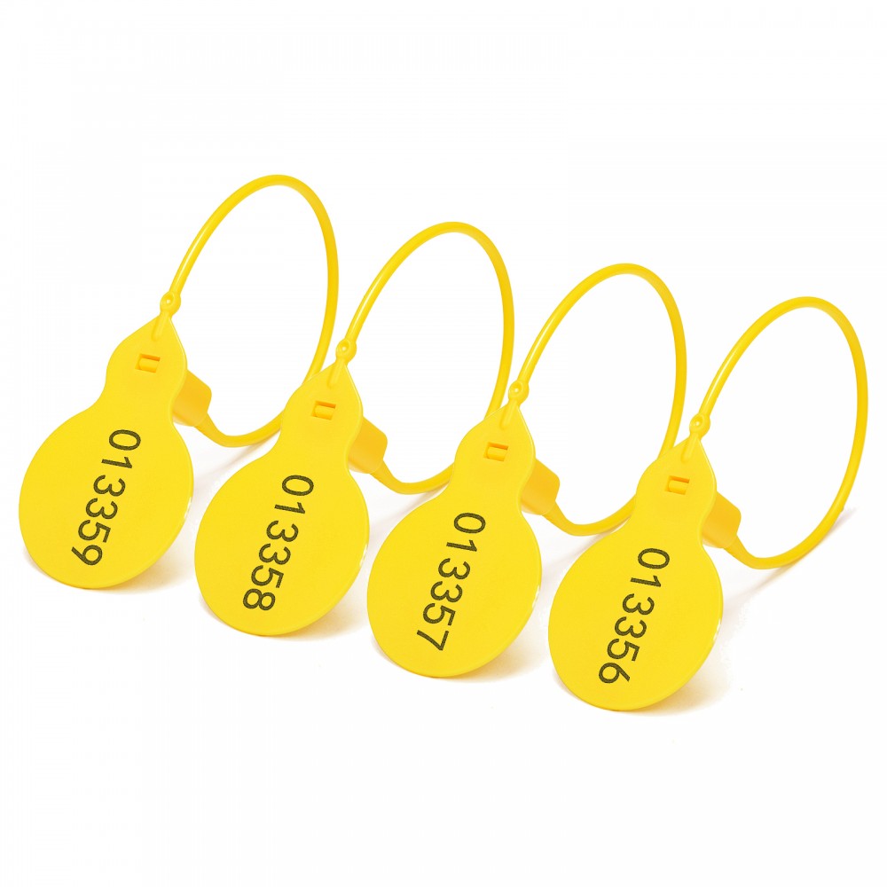 100PCS Plastic Seals Numbered Security Tags-Ztower Store